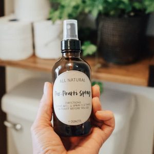 Homemade Poo Pourri Spray with Essential Oils + Free Printable Label ...