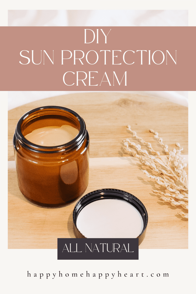 DIY Natural Sunscreen Alternative - Happy Home Happy Heart