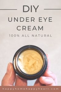 Easy DIY Eye Cream Recipe - Happy Home Happy Heart