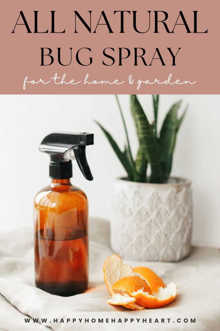 Homemade Bug Spray with Essential Oils - Happy Home Happy Heart