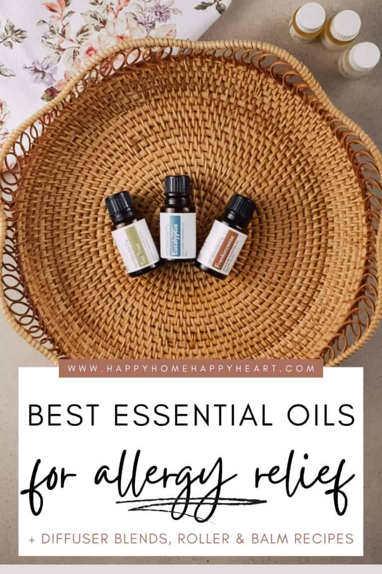 Best Essential Oils for Allergy Relief + Diffuser, Balm, & Roller Blend ...